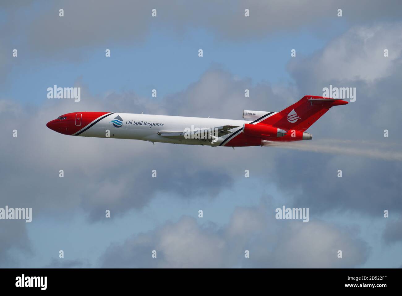 Boeing 727 G-OSRA, Oil Dispersal Aircraft, RAF Valley, Anglesey, North ...