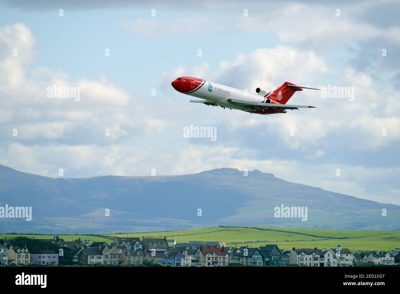 Boeing 727 G-OSRA, Oil Dispersal Aircraft, RAF Valley, Anglesey, North ...