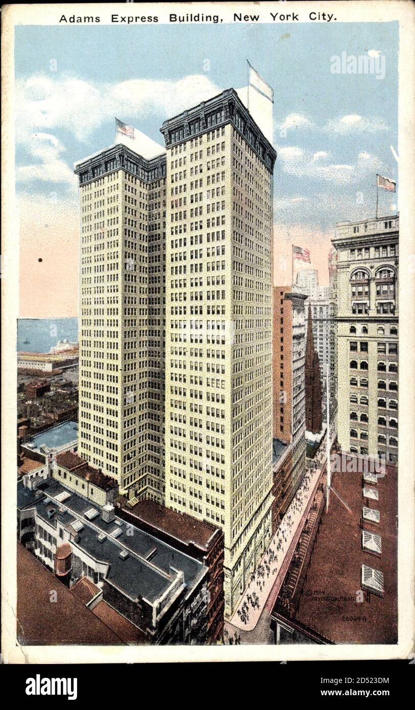New York City USA, general view of the Adams Express Building | usage ...