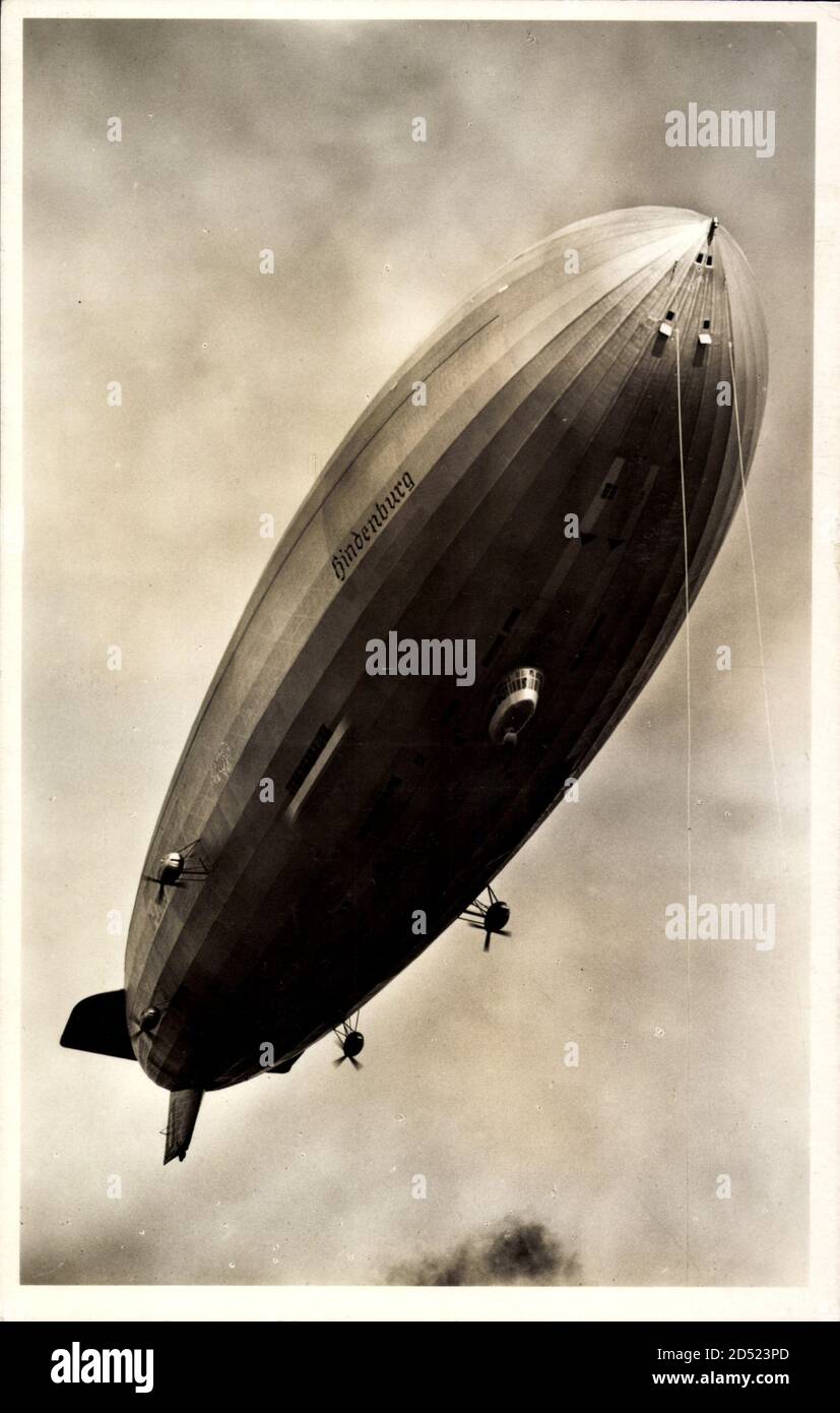 Zeppelin, LZ 129 Hindenburg, Starrluftschiff, Spendenaufruf | usage ...