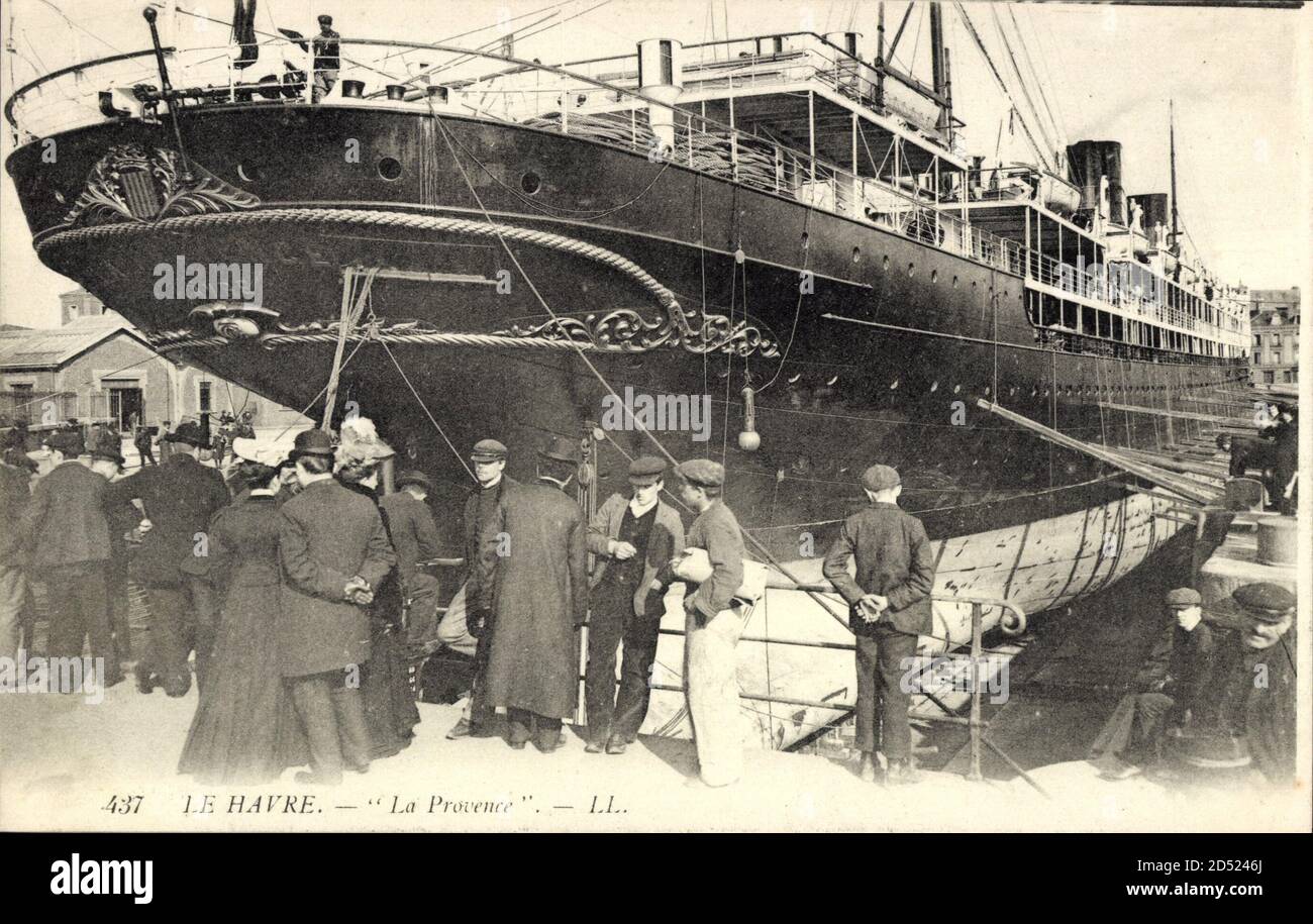 Le Havre Seine Maritime, La Provence, Paquebot, CGT French Line | usage ...