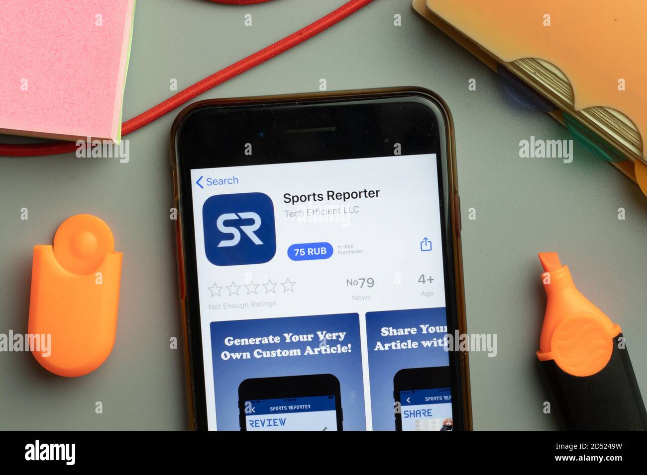 Sports reporter app hi-res stock photography and images - Alamy