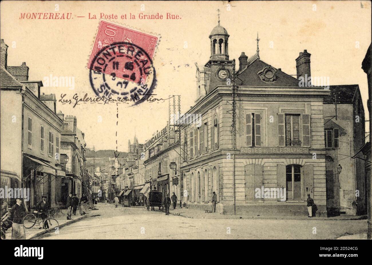 Montereau Seine et Marne, La Poste et la Grande Rue | usage worldwide ...