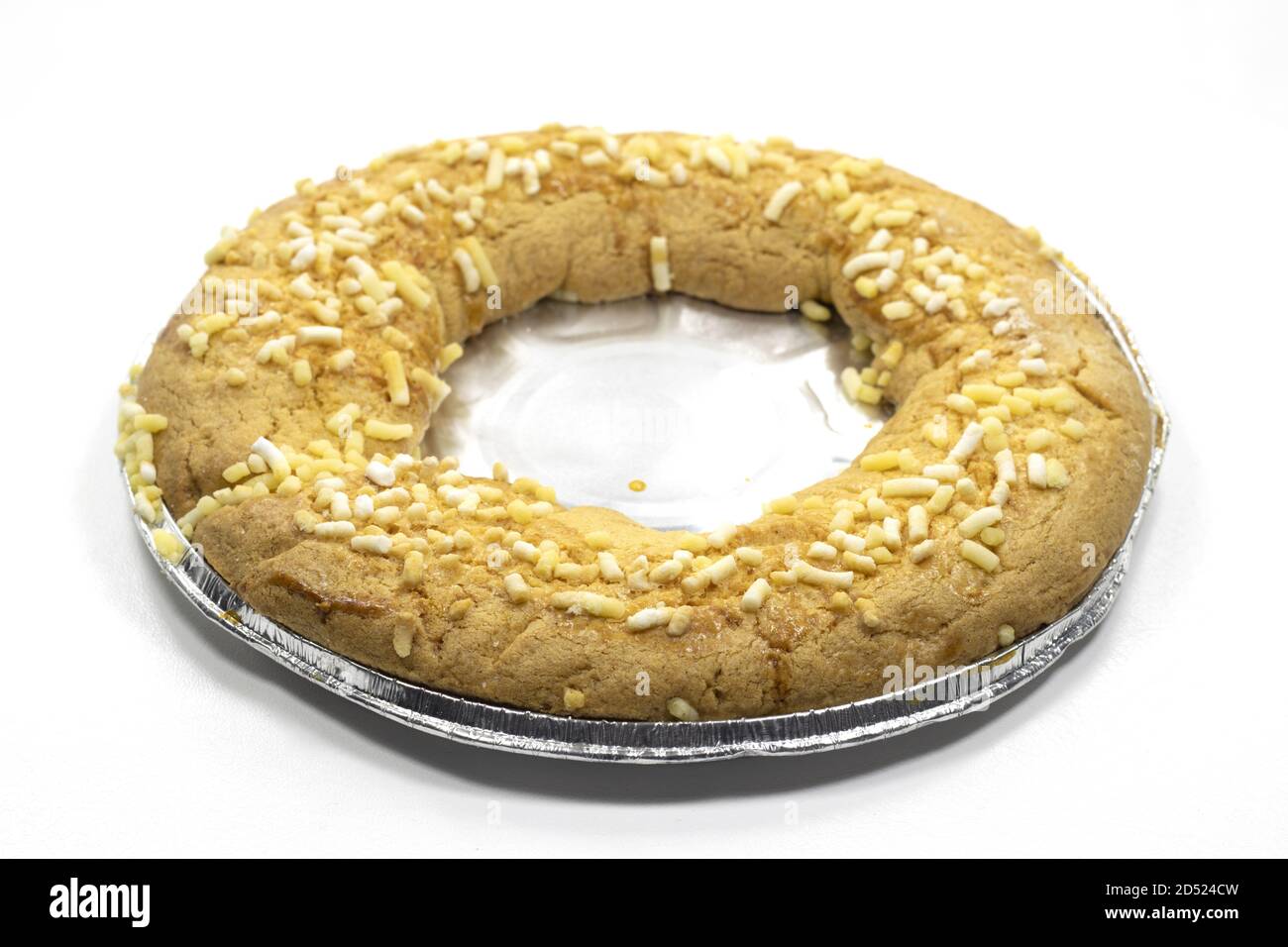 Sweet bisulan donut with traditional hole and sugar Stock Photo - Alamy