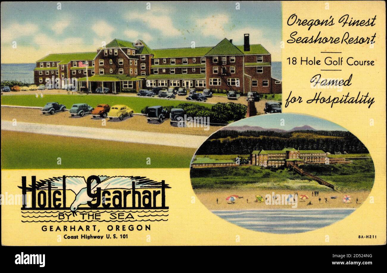 Gearhart Oregon USA, Hotel Gearhart by the Sea, Golf Course | usage ...