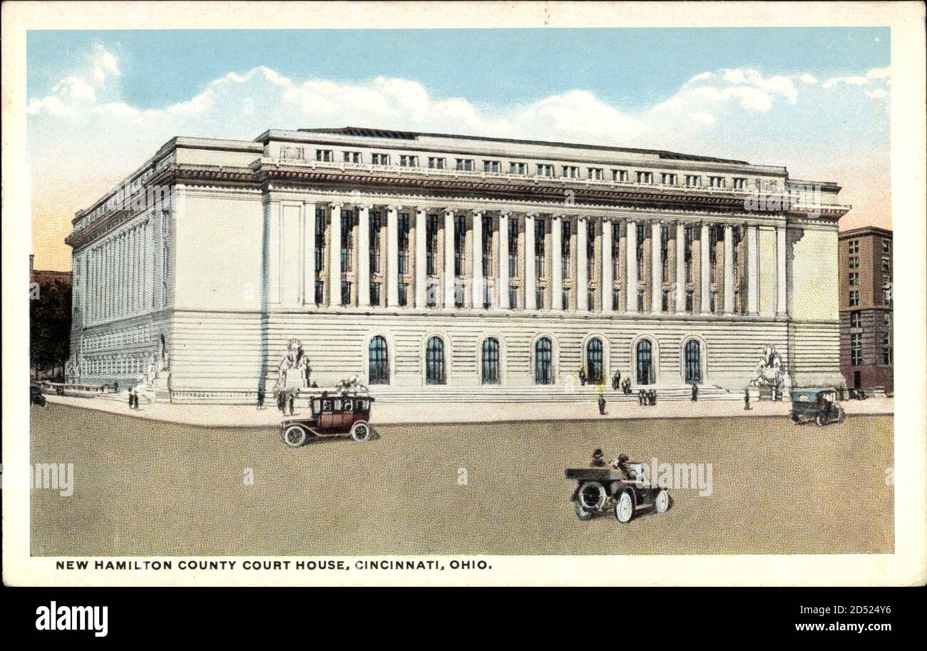 Cincinnati Ohio USA, New Hamilton County Court House | usage worldwide ...