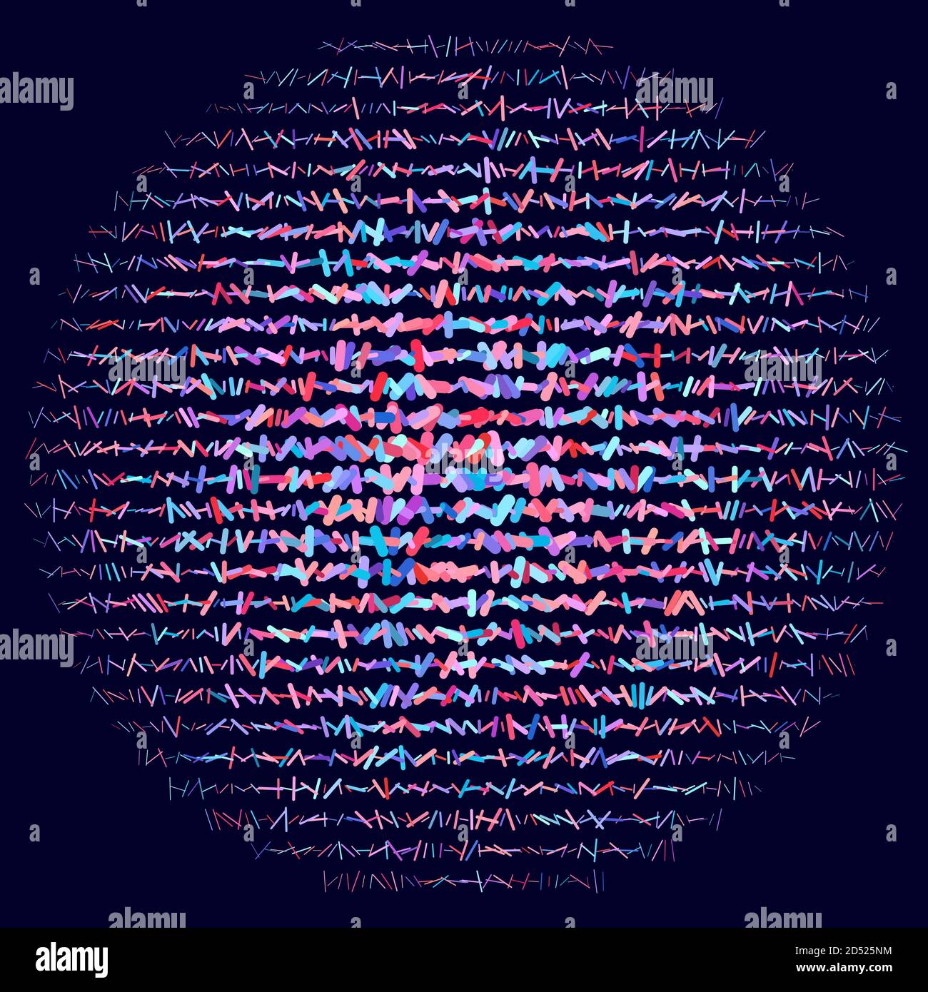 Geometric circle element, shape. Segmented circle vector illustration ...
