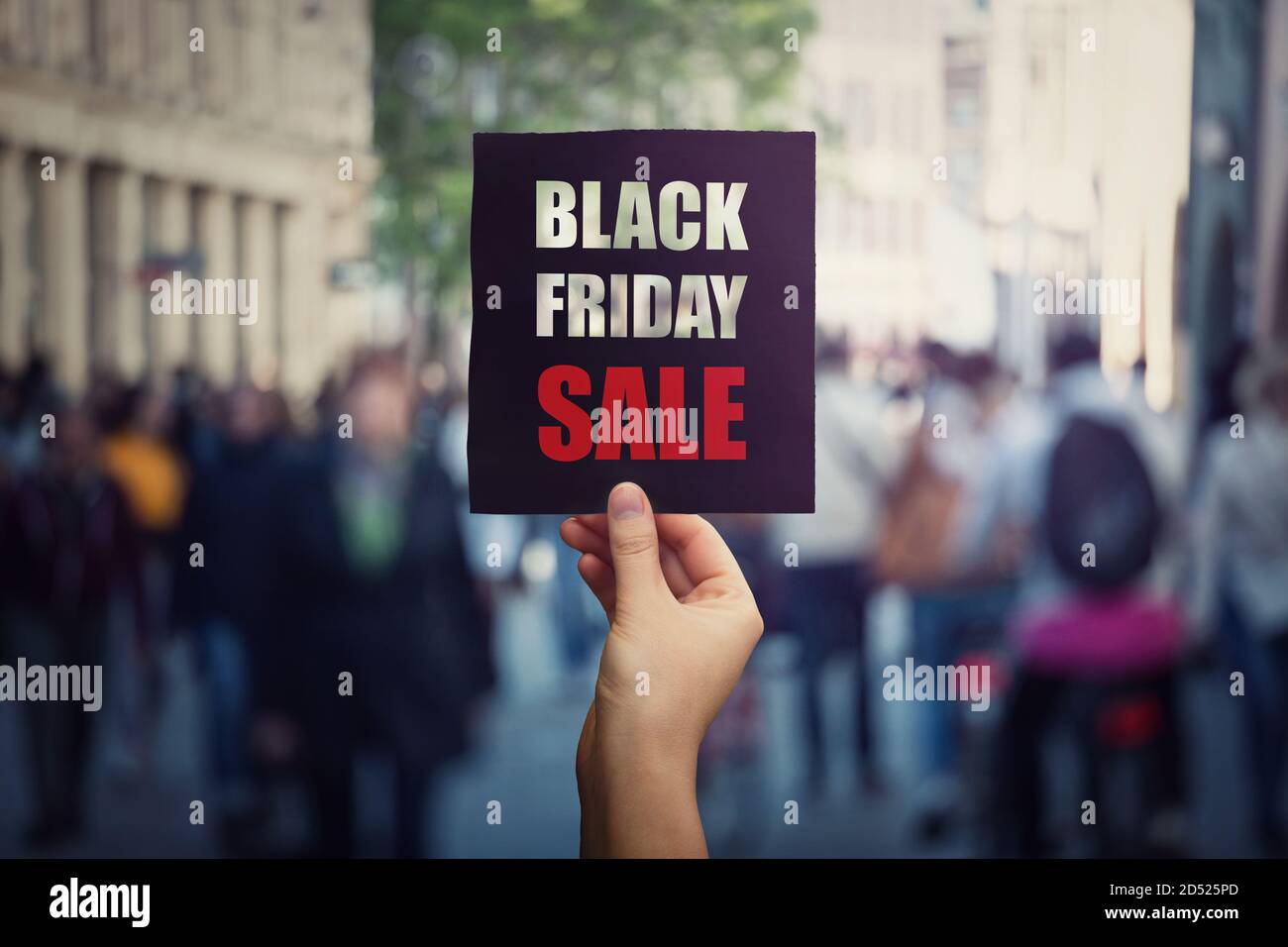 Black friday crowd hi-res stock photography and images - Alamy