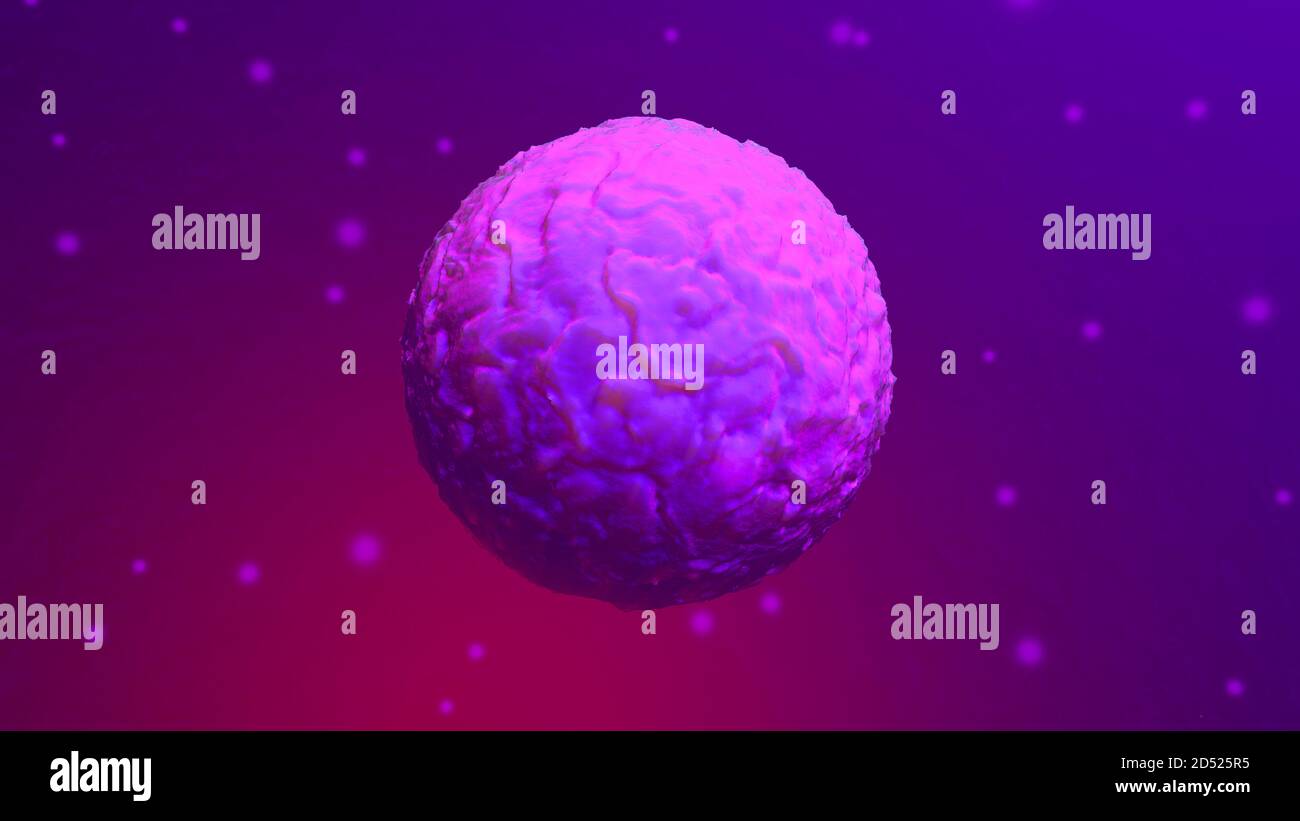3D Illustration of a cancer or stem cell Stock Photo - Alamy