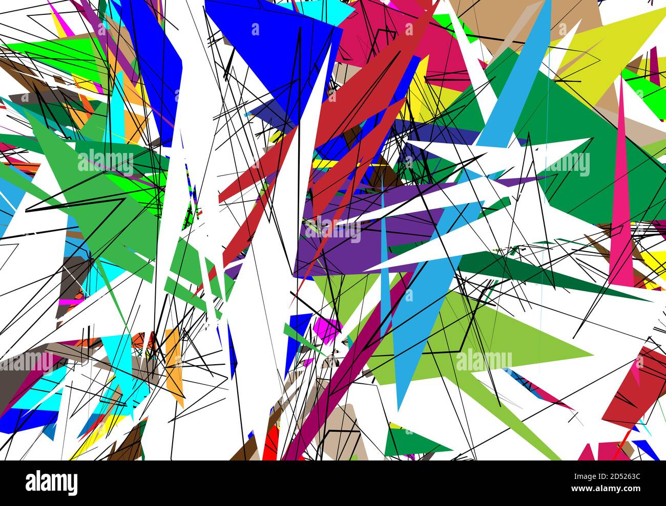 Random Chaotic Contemporary art work vector illustration. Random lines ... Random Chaotic Contemporary art work vector illustration. Random lines ...