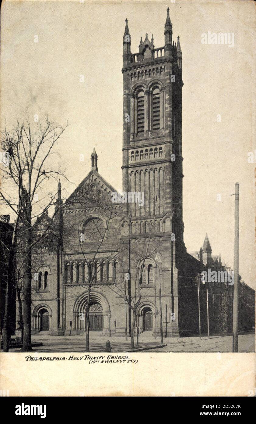 Philadelphia Pennsylvania USA, Holy Trinity Church, Ansicht der Kirche ...