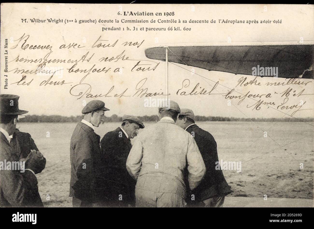 Aviation en 1908, Wilbur Wright, Commission de Contrôle, Besprechung ...