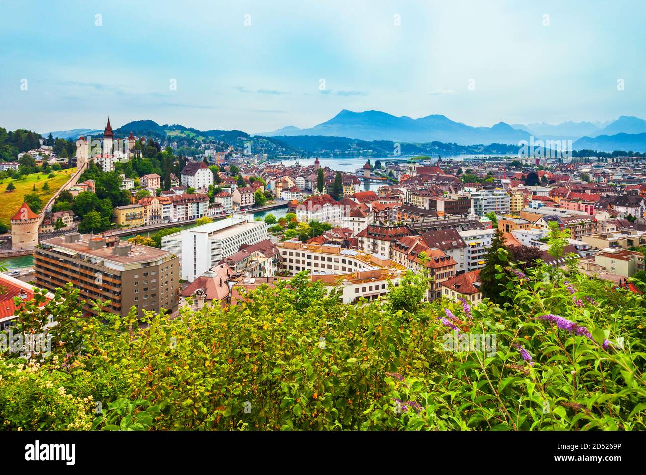 Luzern aerial hi-res stock photography and images - Alamy