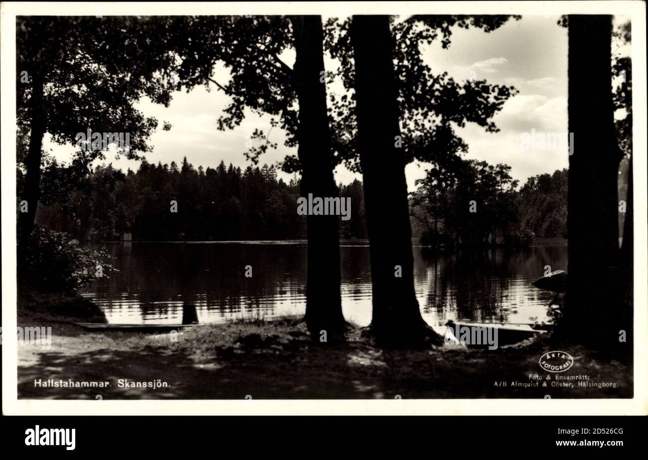 Hallstahammar Schweden, Skanssjön, Seeufer, Wald | usage worldwide ...