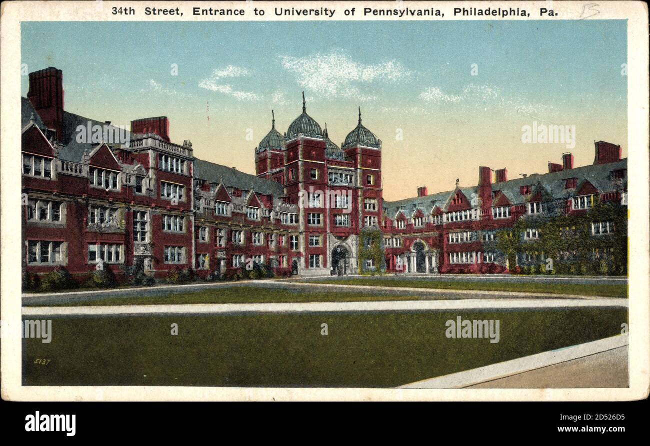 Philadelphia Pennsylvania, Entrance to University, 34th | usage ...
