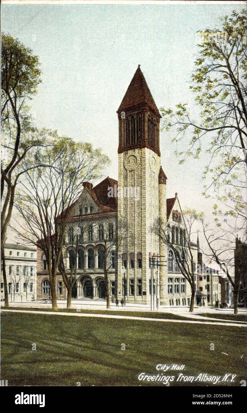 Albany city hall hi-res stock photography and images - Alamy