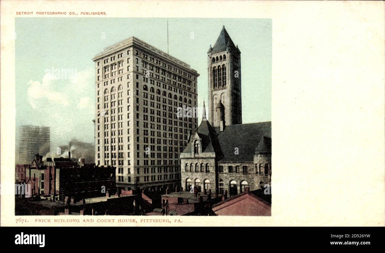 Pittsburgh Pennsylvania USA, Frick Building and Court House | usage ...