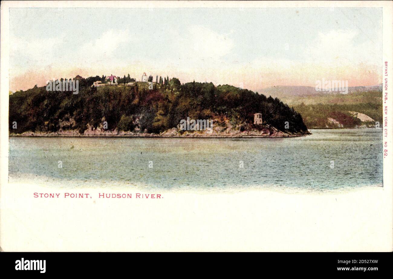 Hudson River New York USA, general view of the Stony Point | usage ...