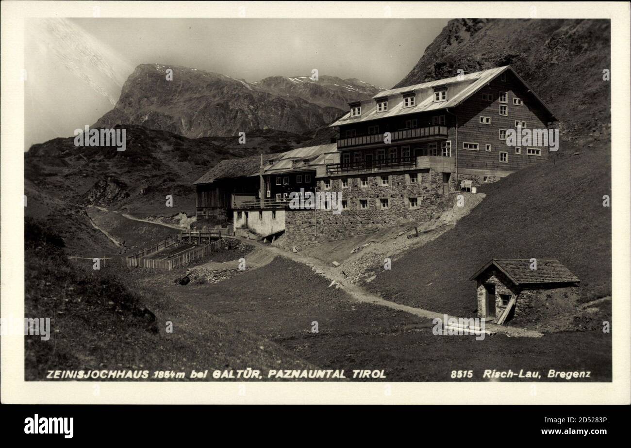 Paznauntal Tirol, Zeinisjochhaus bei Galtür, Berglandschaft | usage ...