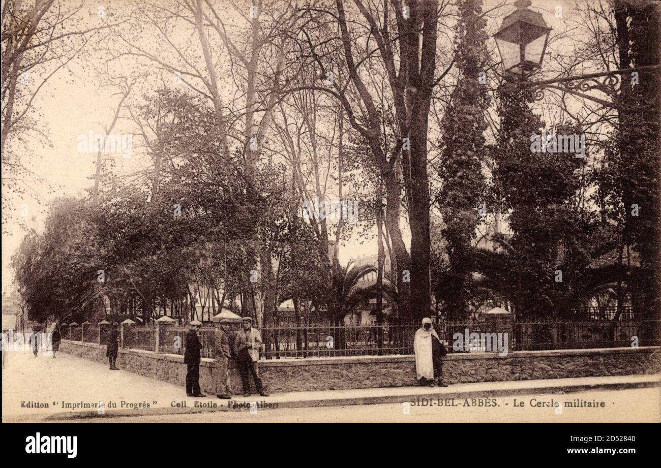 Sidi Bel Abbes Algerien, Le Cercle militaire, Grünanlagen am ...