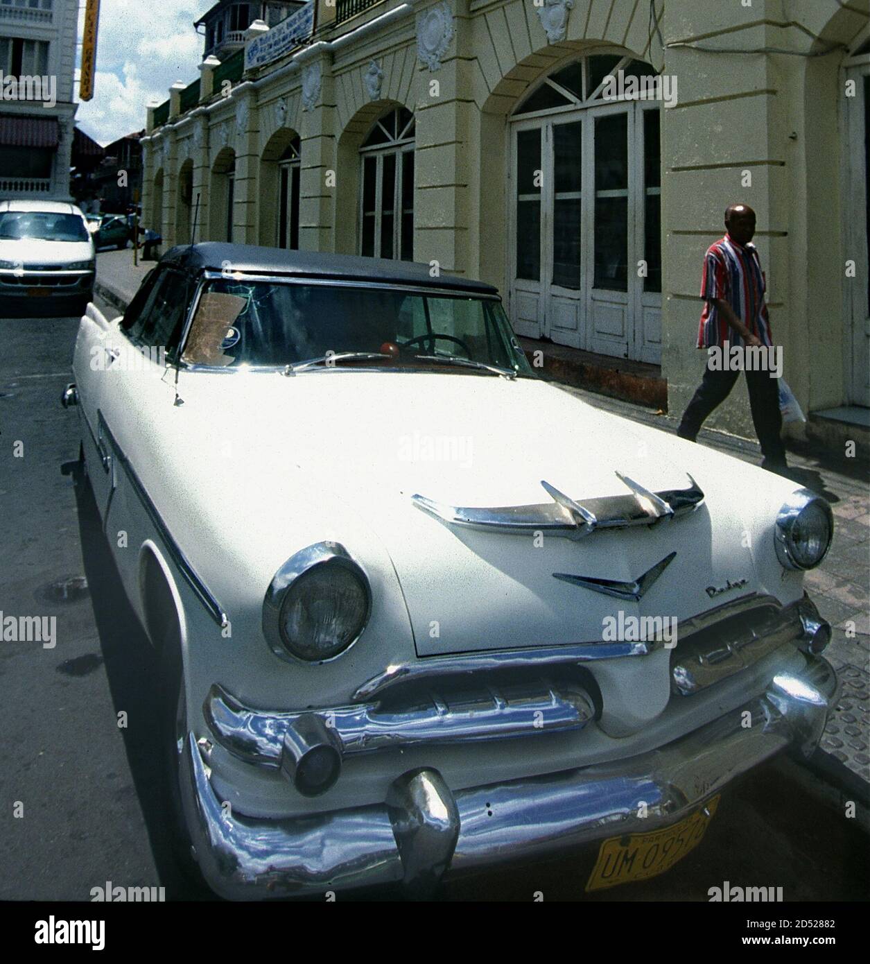 Dodge Kingsway Custom Convertible 1956 in Santiago de Cuba Stock Photo ...