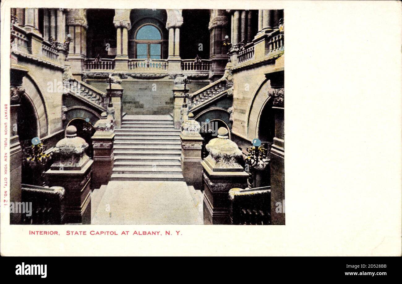 New york state capitol interior albany hi-res stock photography and ...