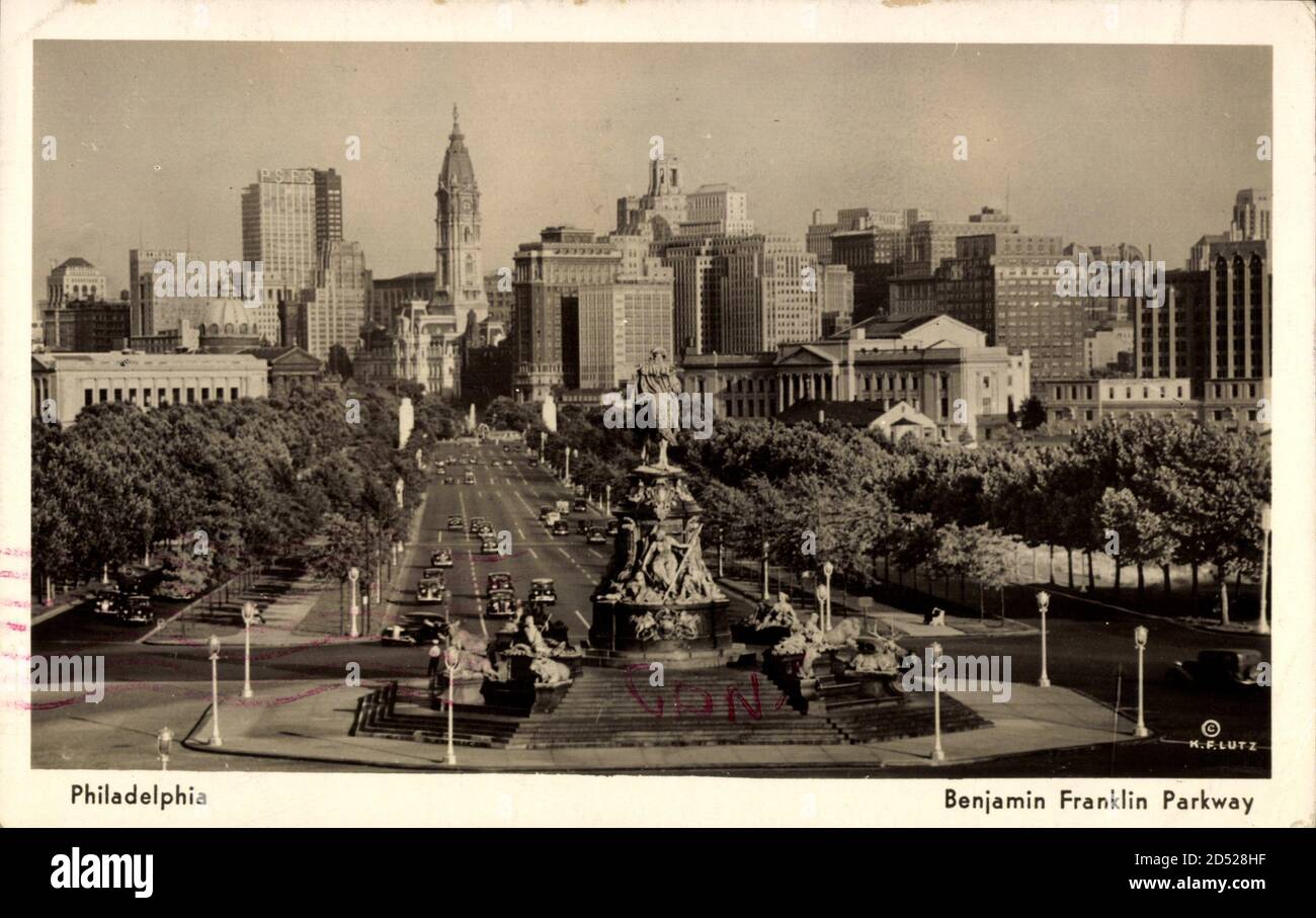 Philadelphia Pennsylvania, Benjamin Franklin Parkway | usage worldwide ...