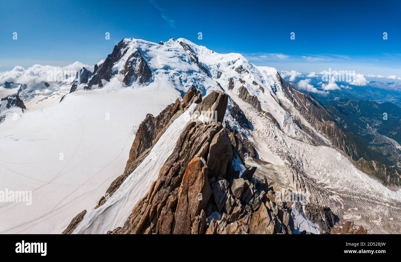 Mont Blanc or Monte Bianco meaning White Mountain is the highest ...