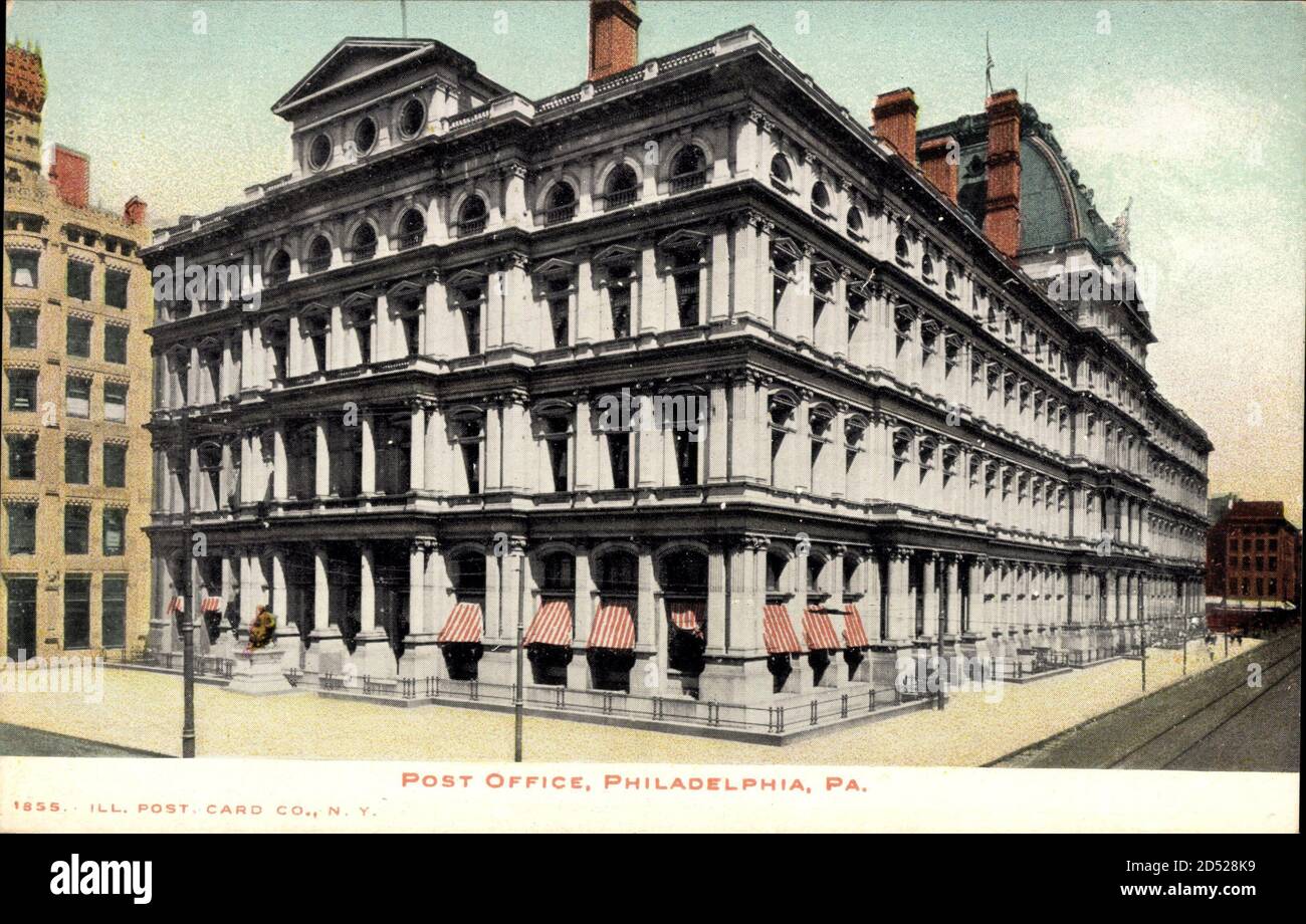 Philadelphia Pennsylvania USA, view of the Post Office | usage ...