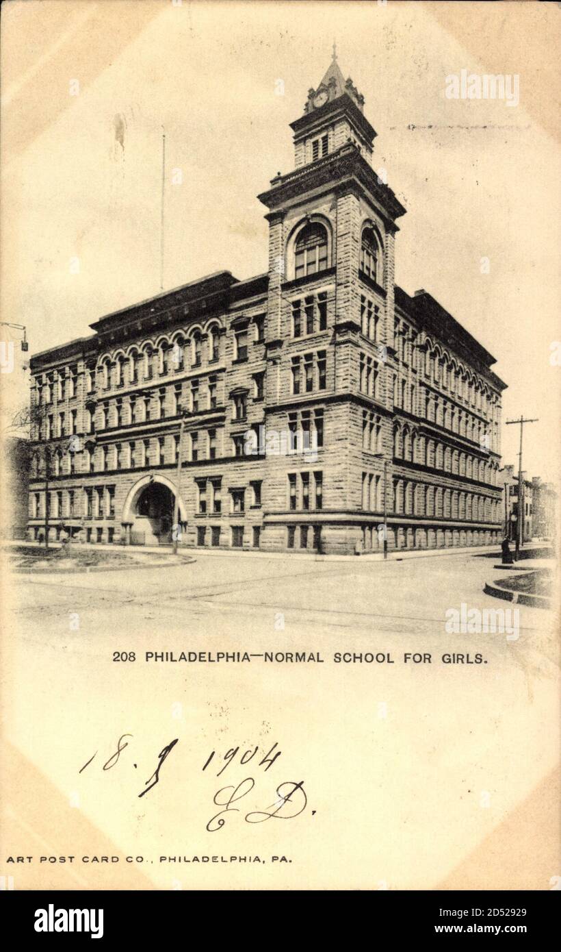 Philadelphia Pennsylvania USA, Normal School for Girls | usage ...