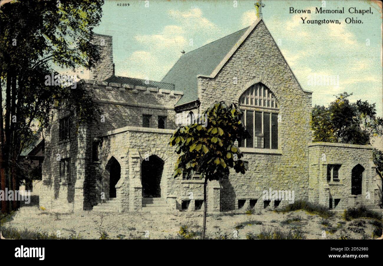 Youngstown Ohio USA, general view of the Brown Memorial Chapel | usage ...