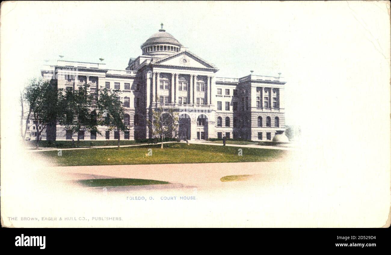Toledo Ohio USA, general view of the Court House | usage worldwide ...
