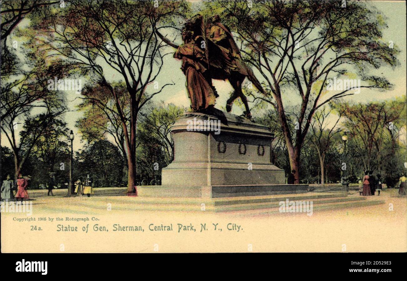 General sherman statue new york hi-res stock photography and images - Alamy