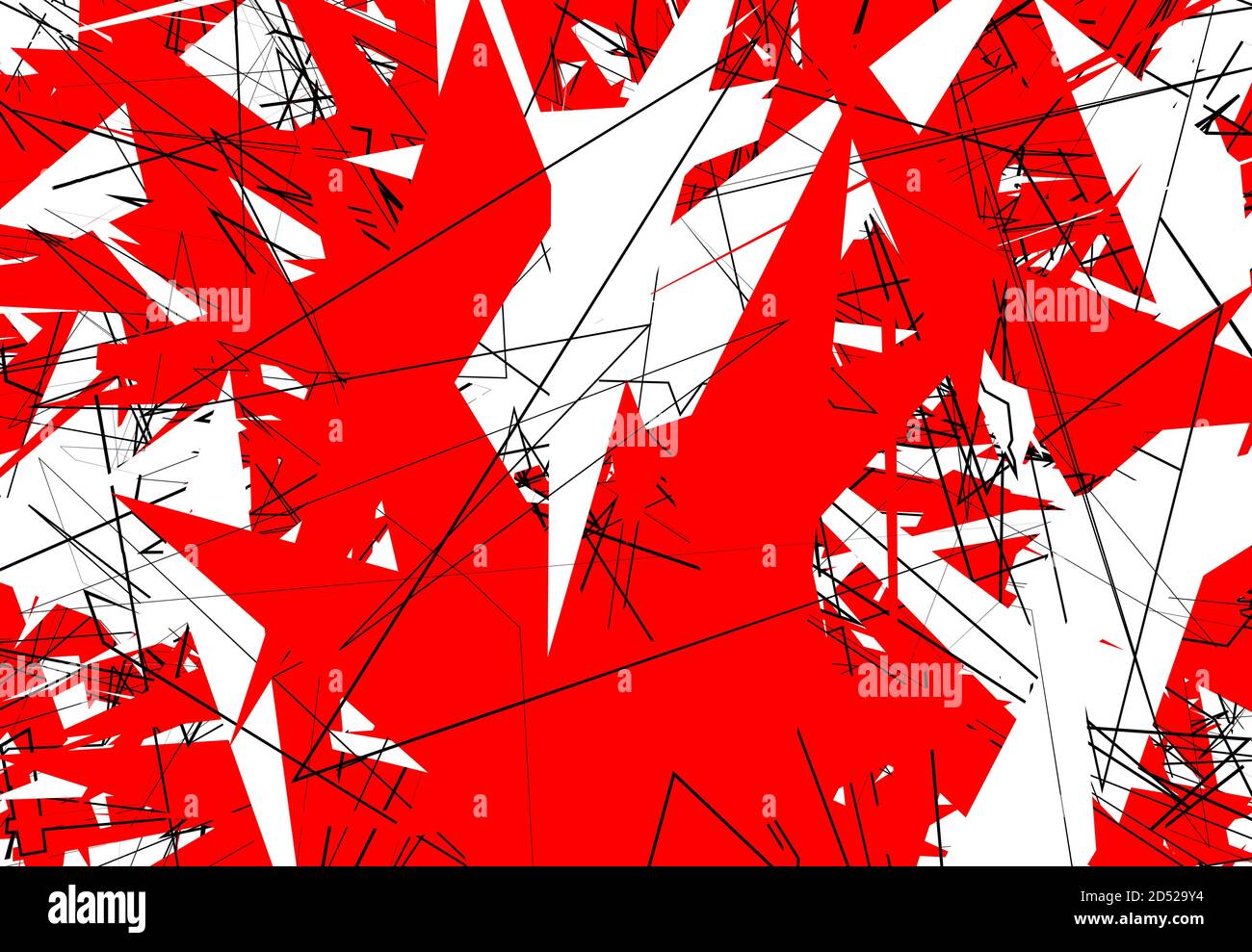 Random Chaotic Contemporary art work vector illustration. Random lines ... Random Chaotic Contemporary art work vector illustration. Random lines ...