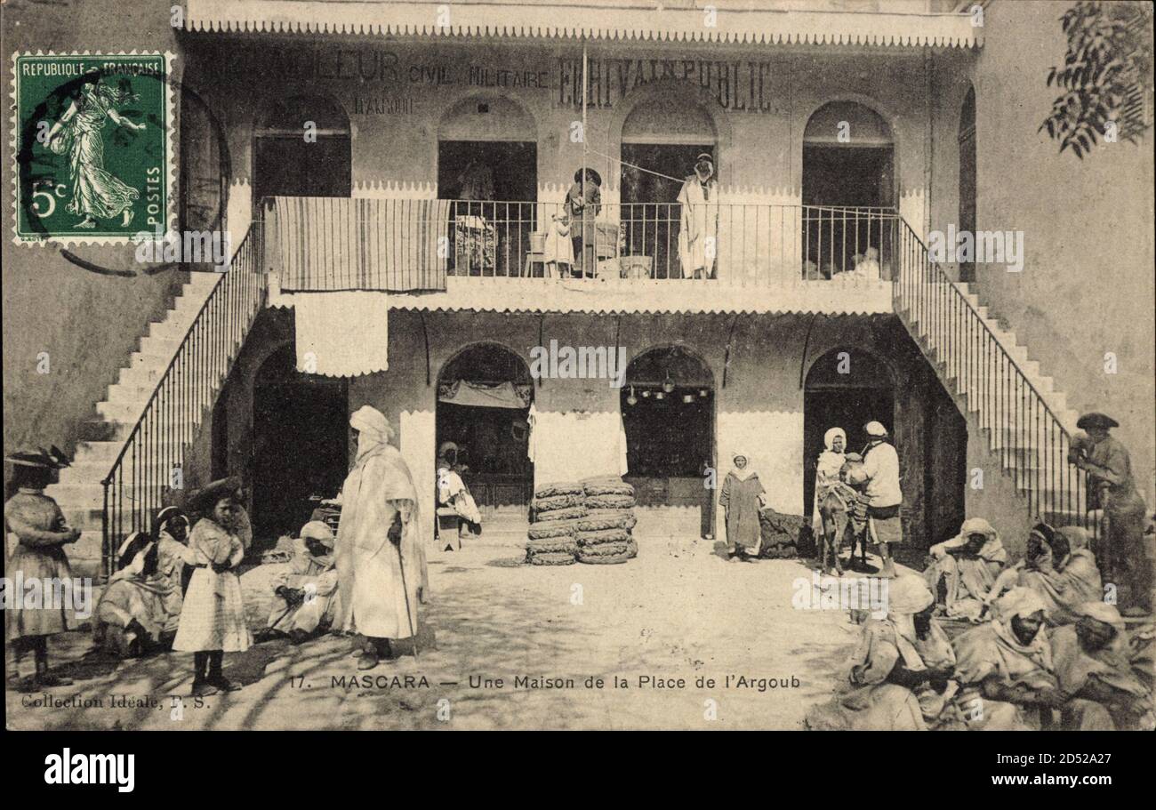 Mascara Algerien, Une Maison de la Place de l'Argoub | usage worldwide ...