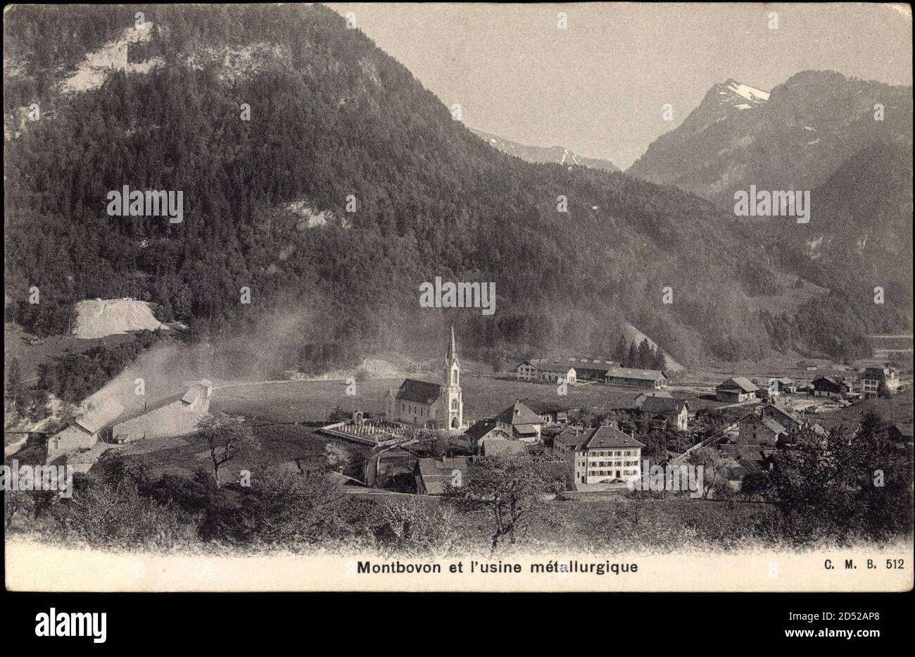 Montbovon Kanton Freiburg, l'usine metallurgique | usage worldwide ...