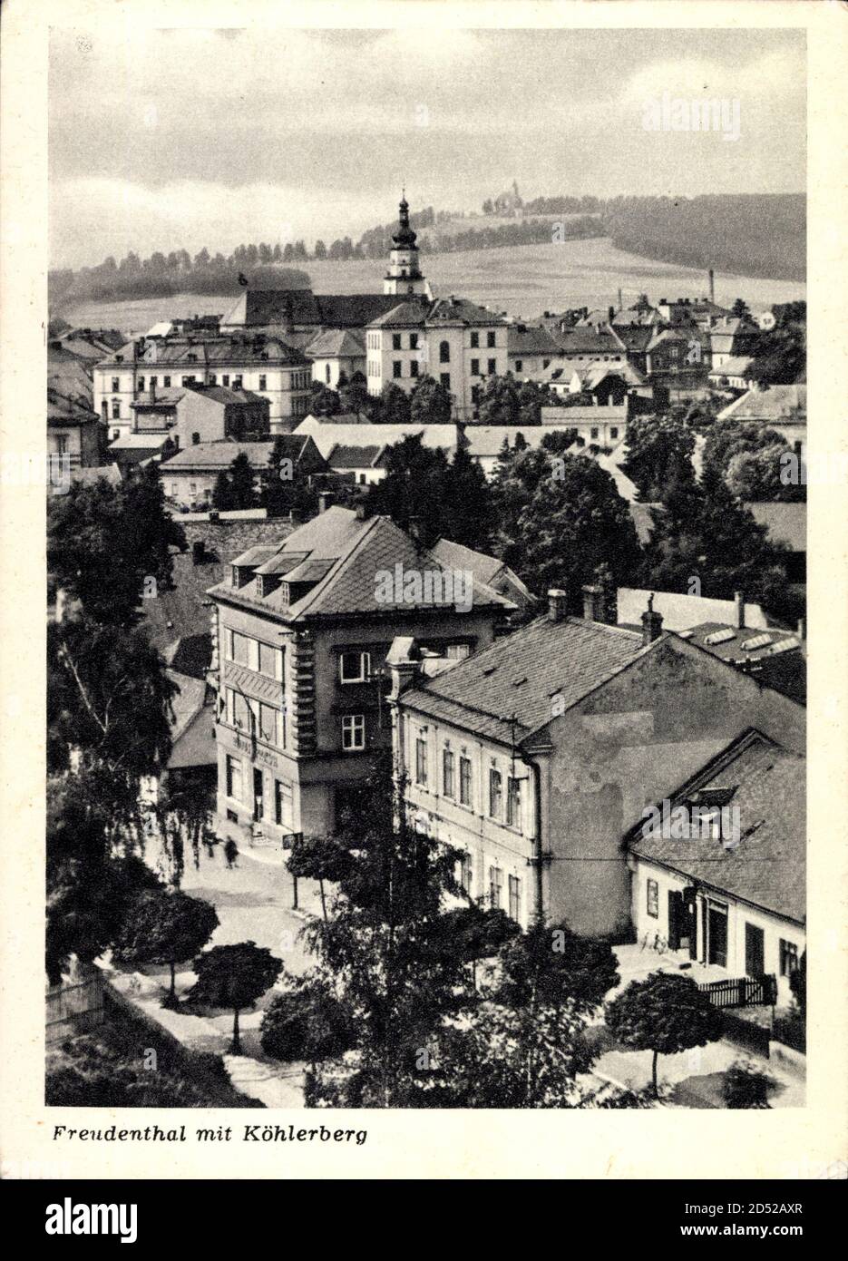 Freudenthal Bruntál Mähr. Schlesien, Wallfahrtskirche Maria Hilf ...