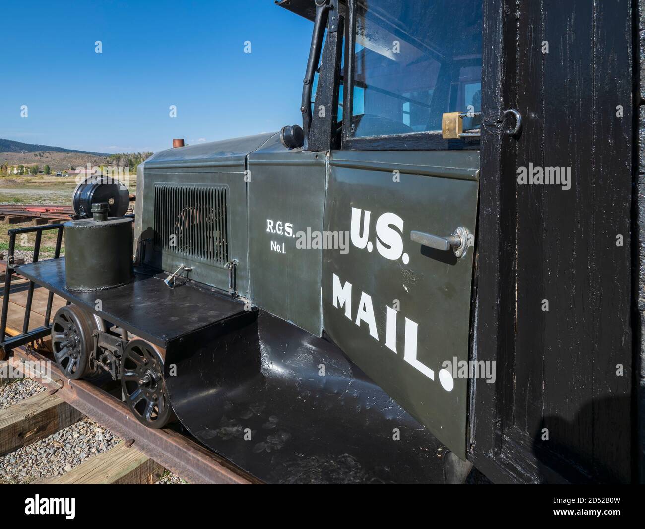 Galloping Goose #1, Ridgway Railroad Museum, Ridgway, Colorado Stock ...