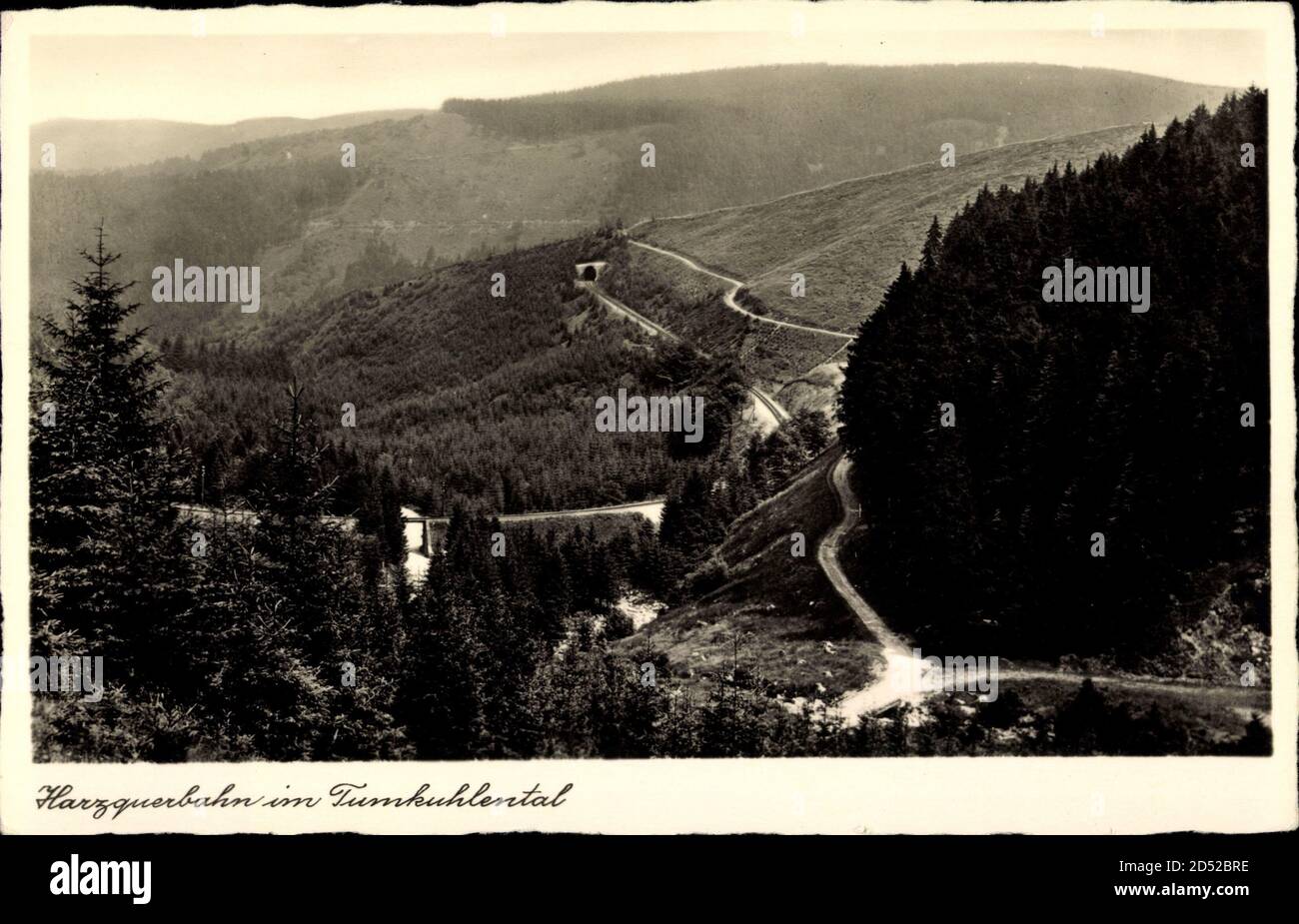 Harzquerbahn im Tumkuhlental, Schmalspurbahn, Von Nordhausen nach ...