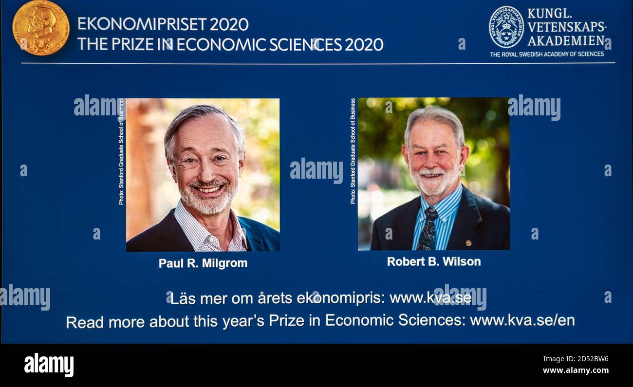 Paul milgrom and robert wilson hi-res stock photography and images - Alamy