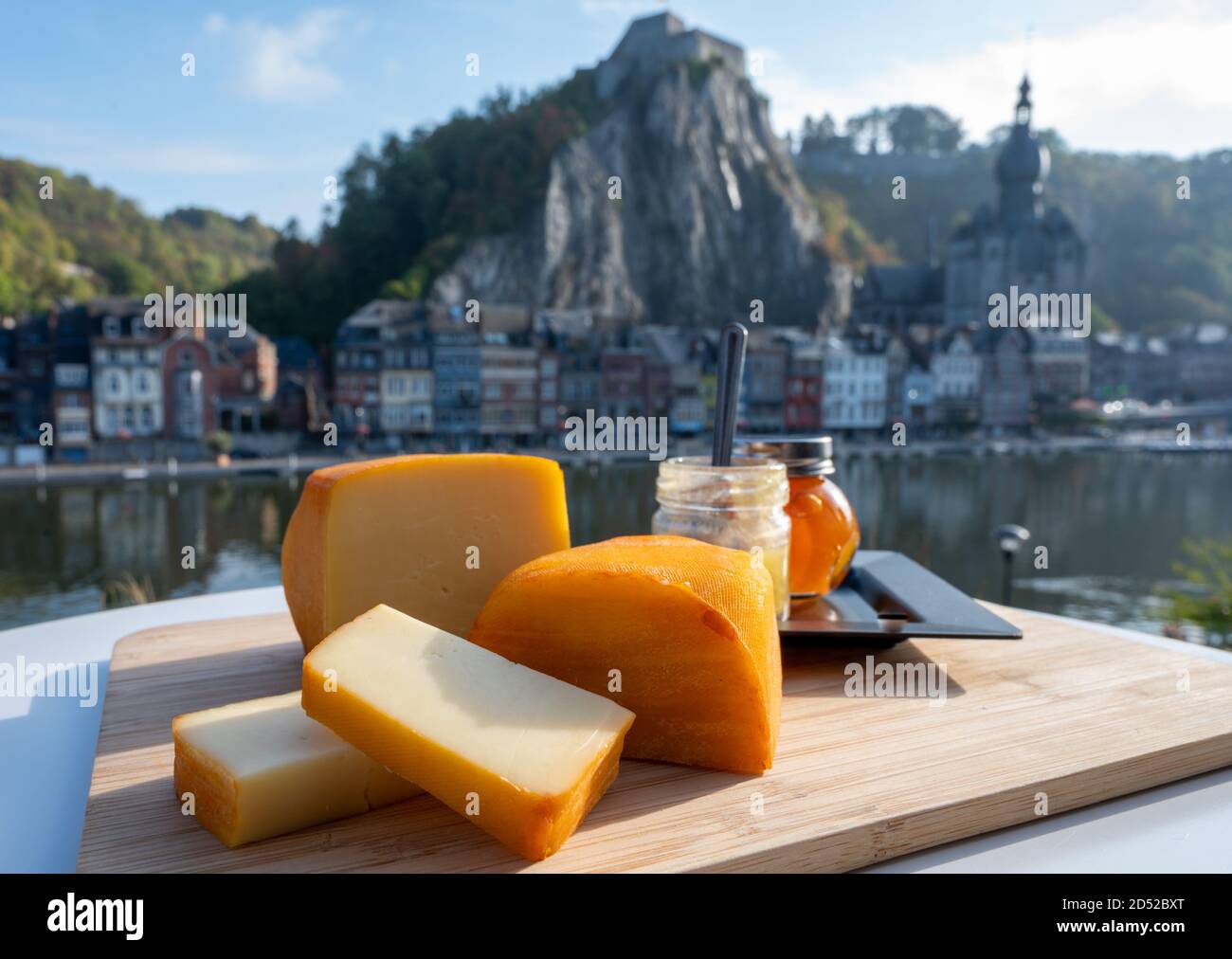 Cheese collection, tasty Belgian abbey cheeses made with brown trappist ...