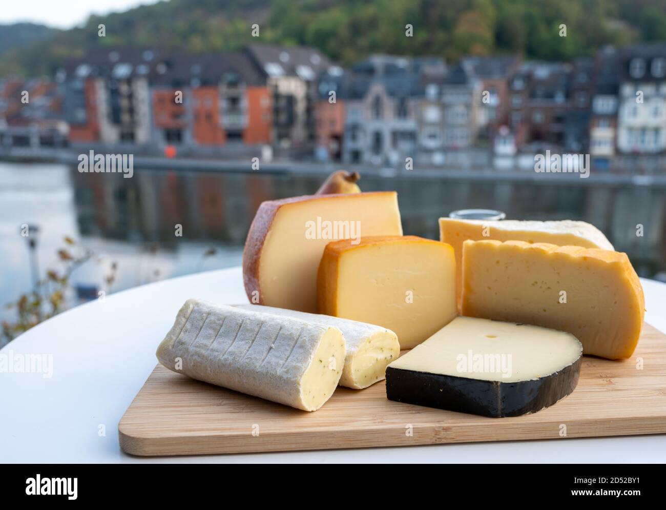 Cheese collection, tasty Belgian abbey cheeses made with brown trappist ...