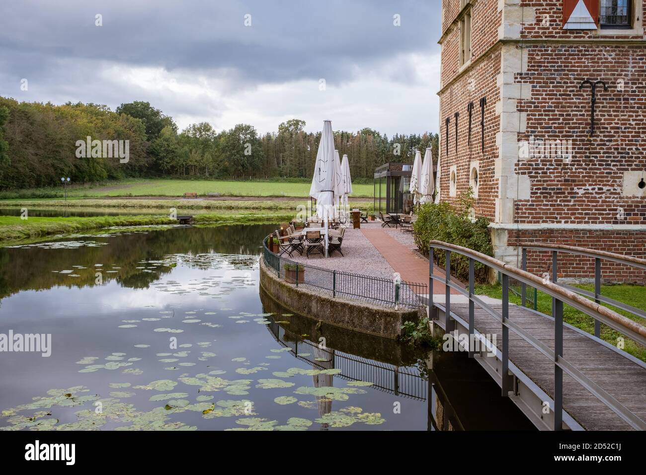 the old castle of raesfeld in germany Stock Photo - Alamy