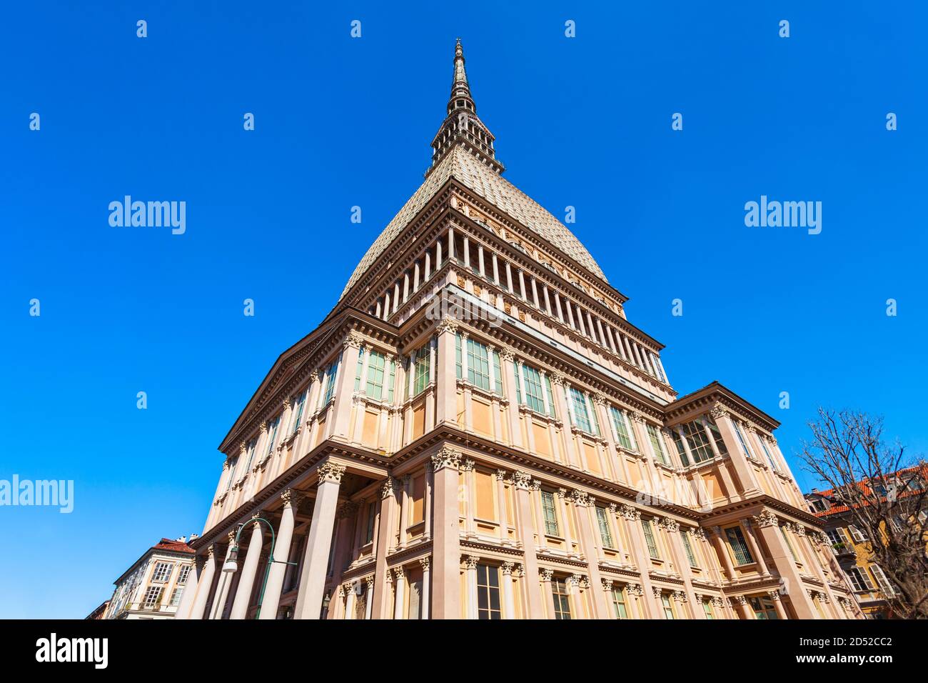 The Mole Antonelliana is a major landmark building in Turin city ...