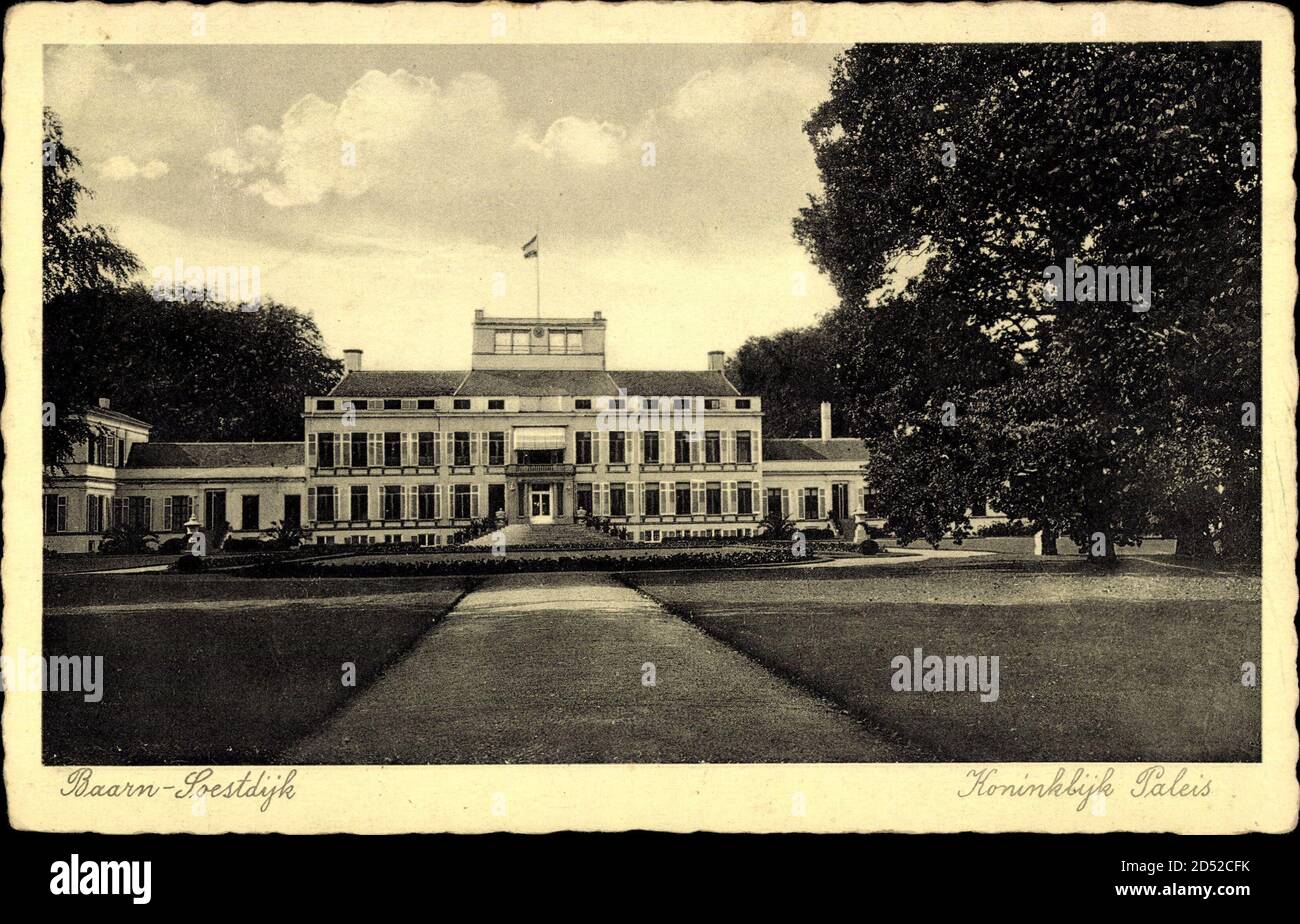 Baarn Soestdijk Utrecht, Koninklijk Paleis, Ansicht des Palais | usage ...