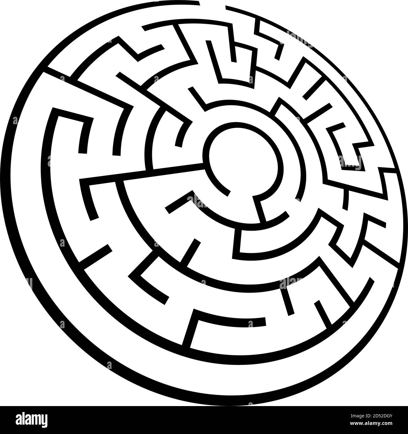 Solvable 3D maze, labyrinth, puzzle game vector illustration Stock Vector Image & Art - Alamy