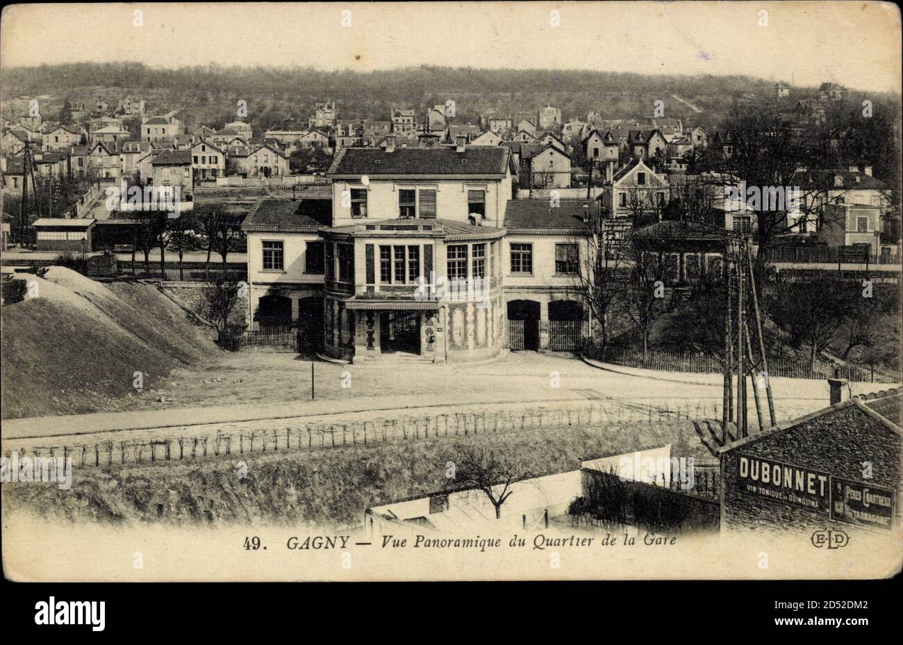 Gagny Seine Saint Denis, vue panoramique du Quartier de la Gare | usage ...