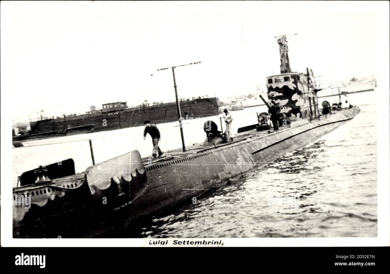 Italienisches U Boot, Luigi Settembrini, Sommergibile, Unterseeboot ...