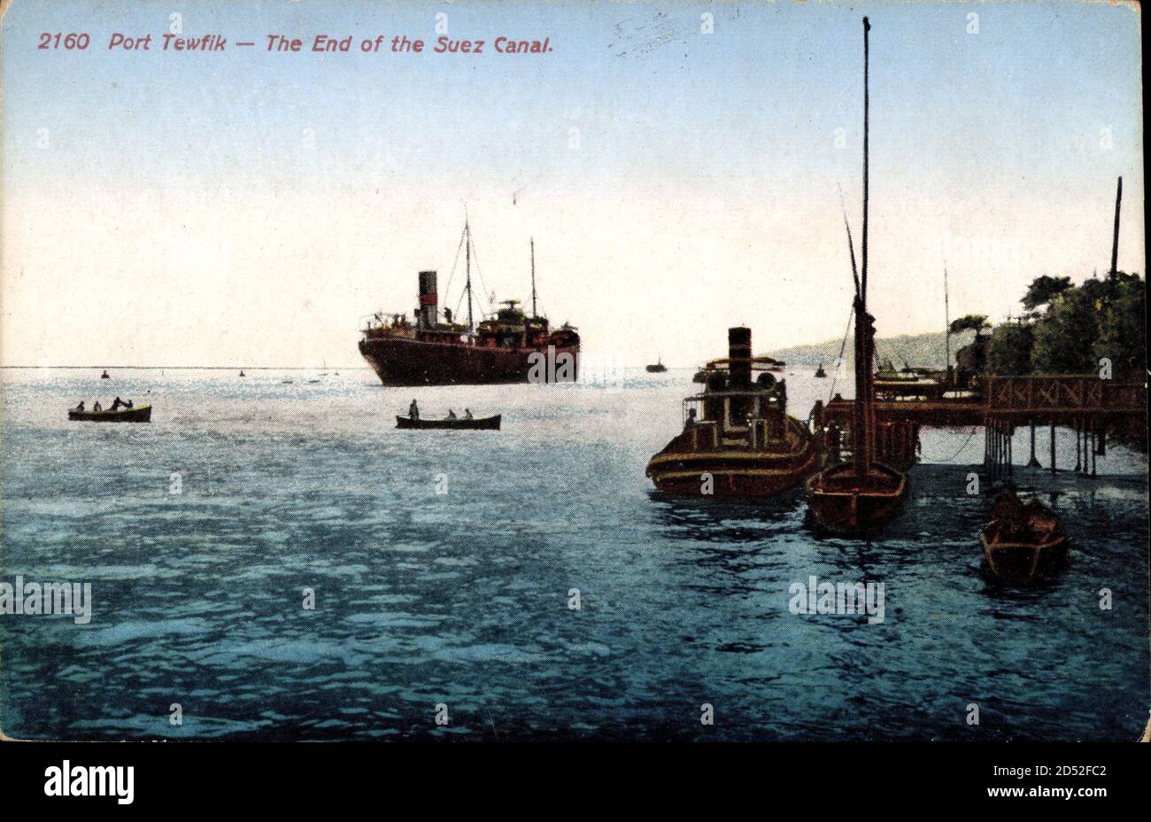 Port Tewfik Ägypten, The End of the Suez Canal | usage worldwide Stock ...