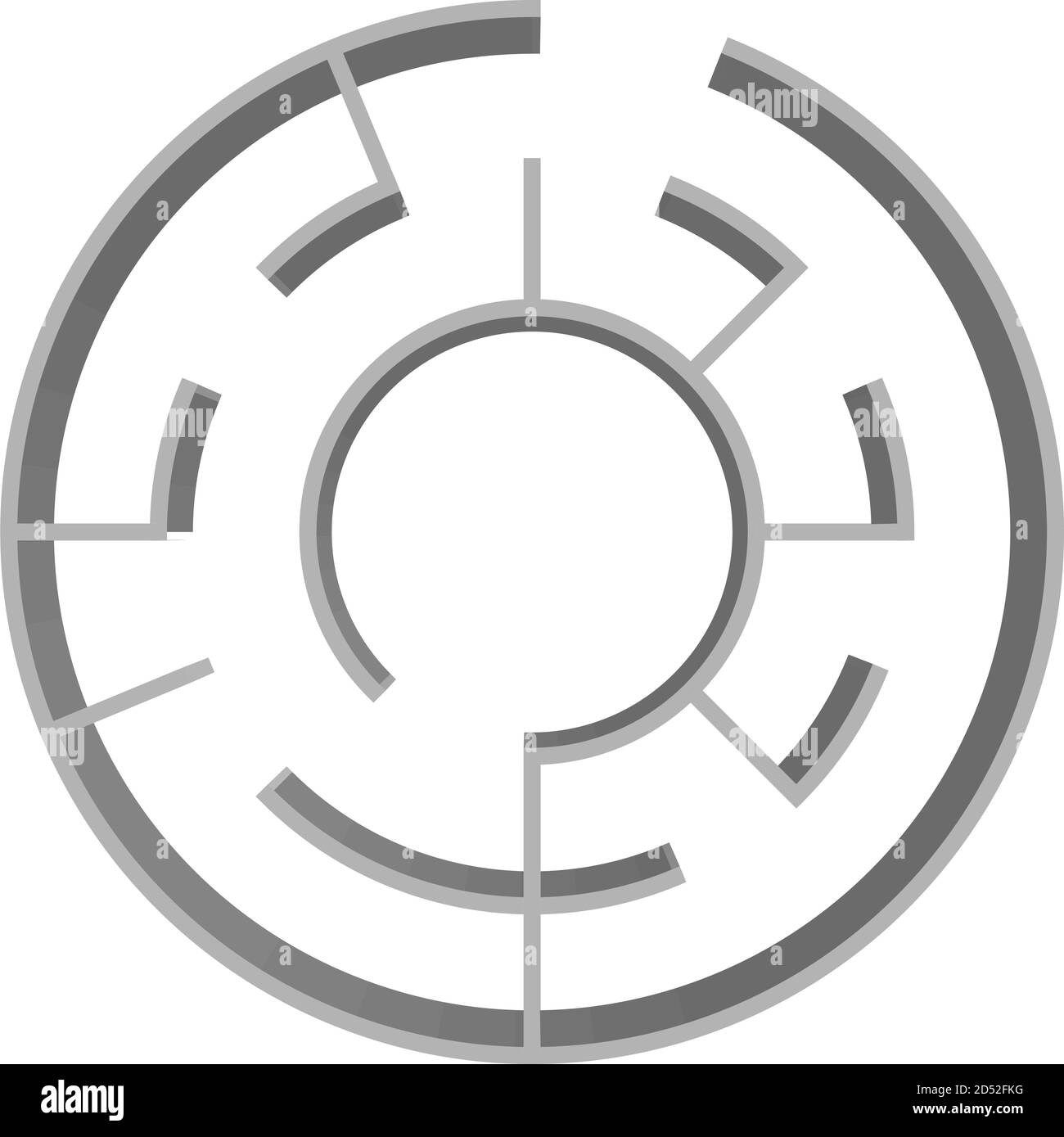 Solvable 3D maze, labyrinth, puzzle game vector illustration Stock ...